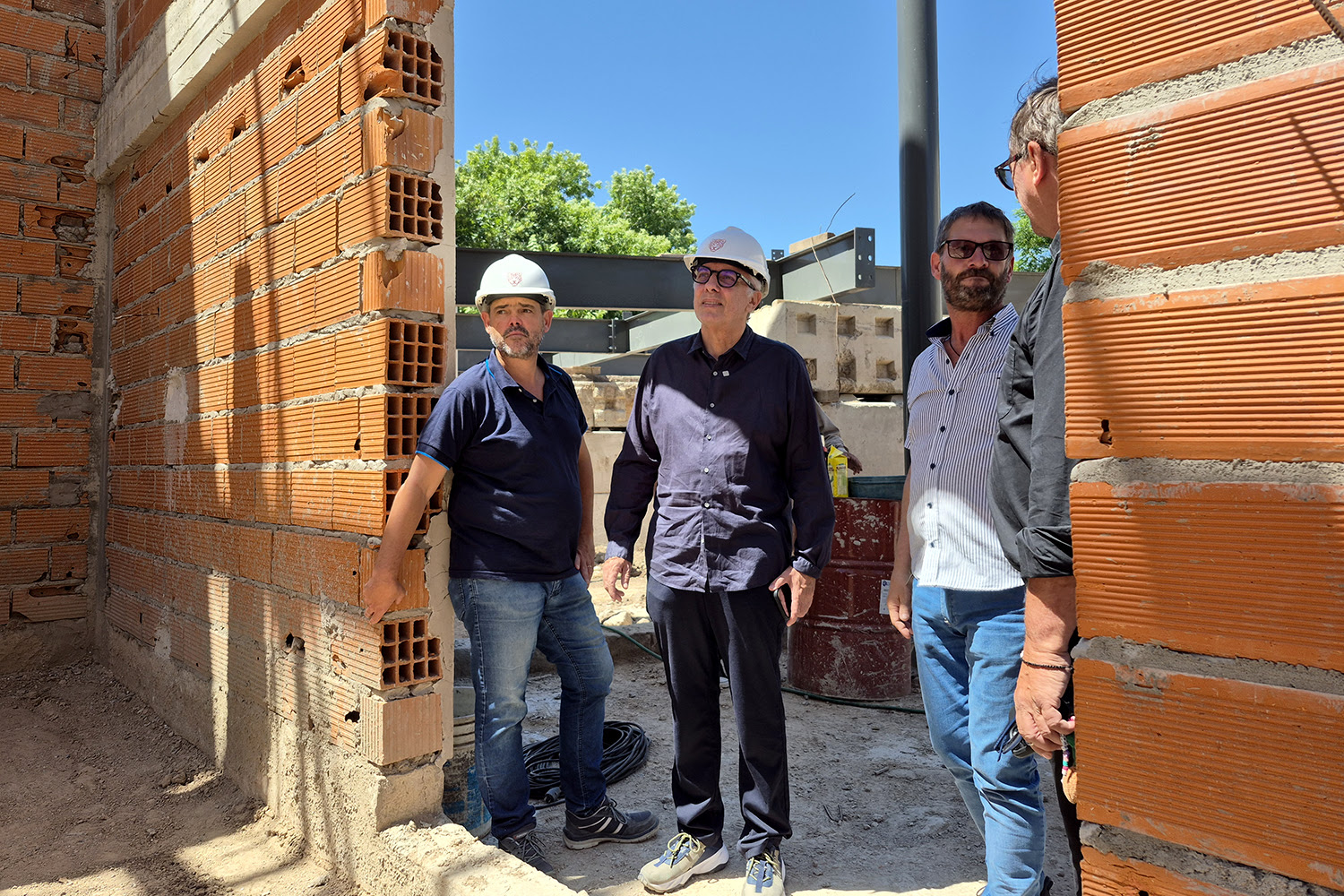 Cultura: avanza la construcción del futuro Teatro Municipal de El Talar